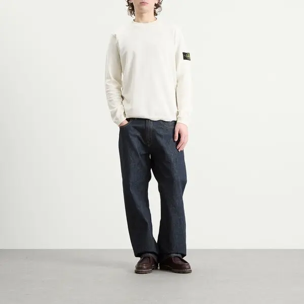 Stone Island Micro Stitch Crew Neck Jumper
