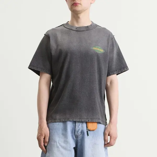 BRAM'S FRUIT Distressed Leaf T-shirt