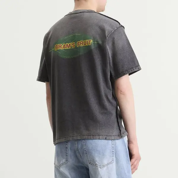 BRAM'S FRUIT Distressed Leaf T-shirt