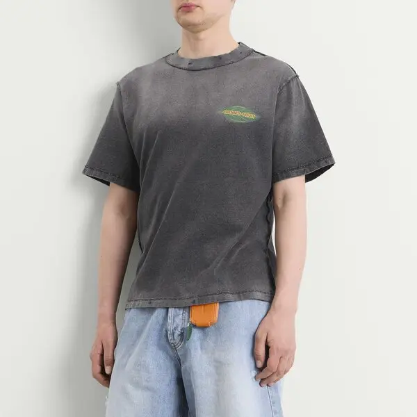 BRAM'S FRUIT Distressed Leaf T-shirt