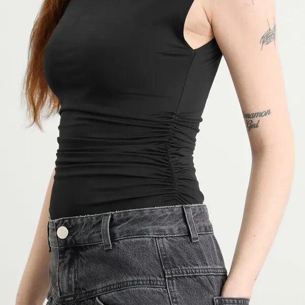 Good American Weightless Scuba Bodysuit - Black