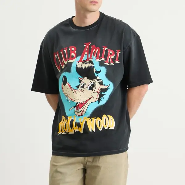 Amiri Club Wolf Oversized T-shirt