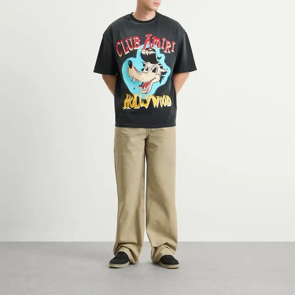 Amiri Club Wolf Oversized T-shirt