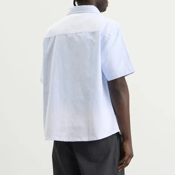 BRAM'S FRUIT Distressed Oxford Shortsleeve Shirt