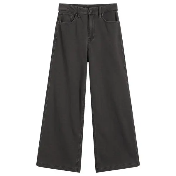 Good American Jeanius Crop Good Skate Sweatpants - Black