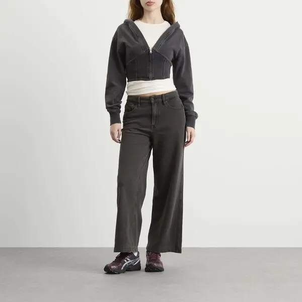 Good American Jeanius Crop Good Skate Sweatpants