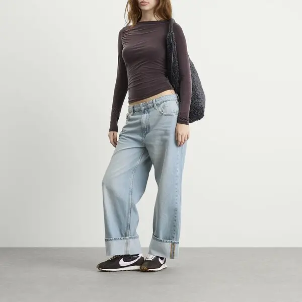 Good American Good Standard Baggy Jeans - Indigo