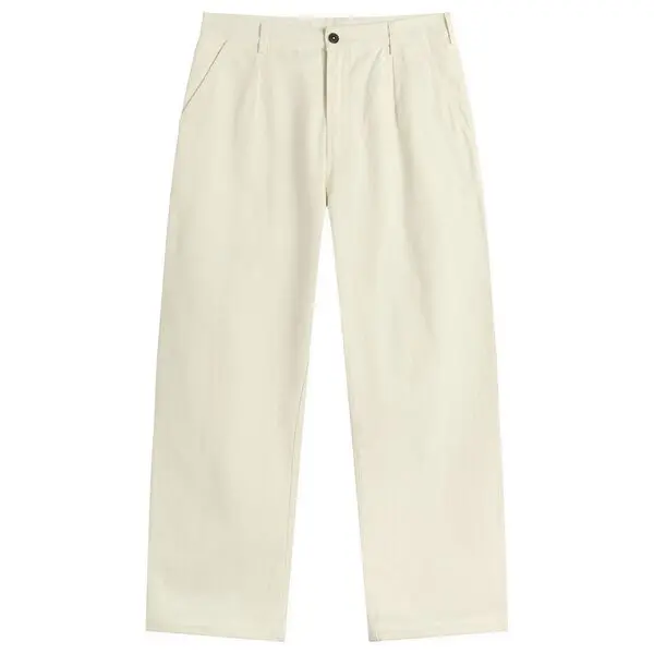 Universal Works Slub Drill Dizzy Trousers - Ecru