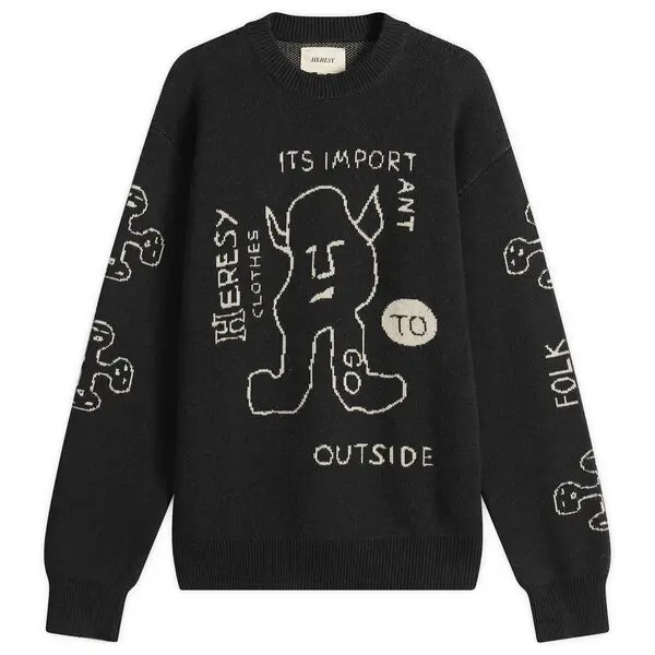 HERESY Outdoors Knit - Black
