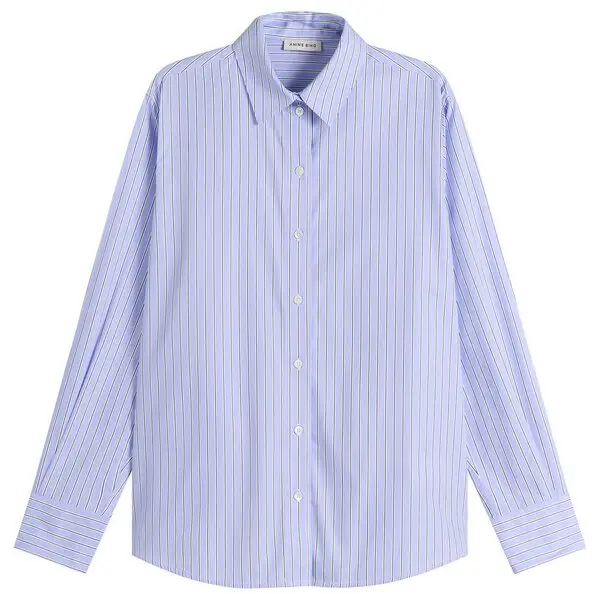 ANINE BING Essie Shirt - Blue Stripe