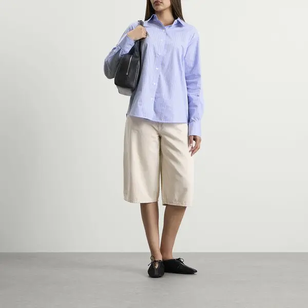 ANINE BING Essie Shirt - Blue Stripe