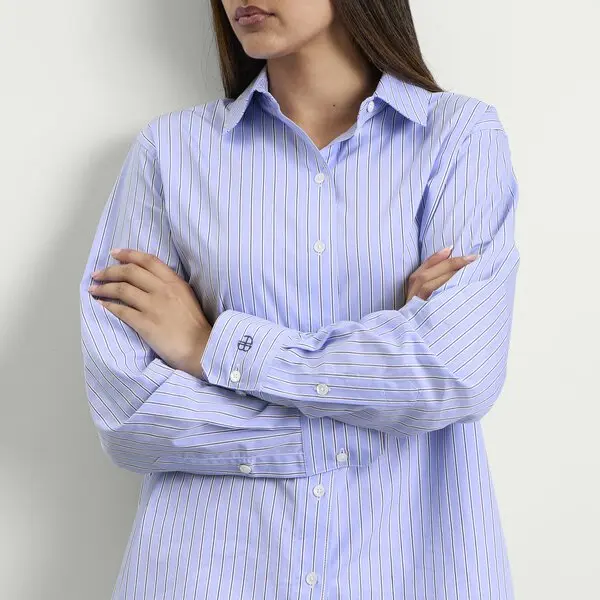 ANINE BING Essie Shirt - Blue Stripe