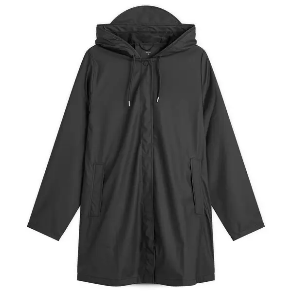 Rains A-line Rain Coat - Black