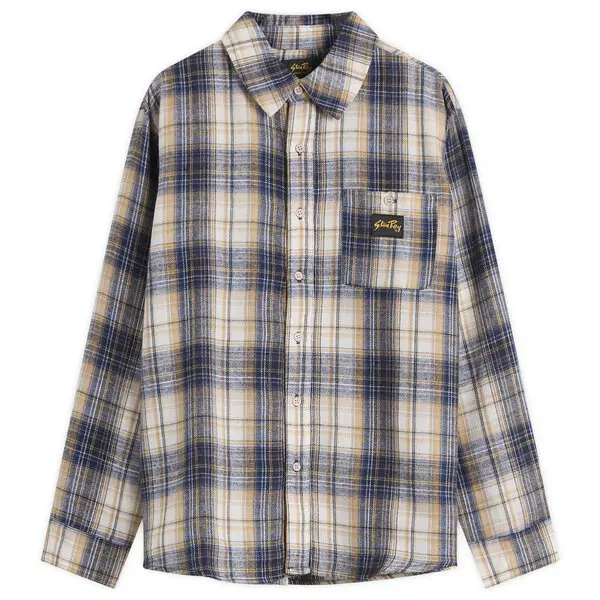 STAN RAY Flannel Shirt - Navy Plaid