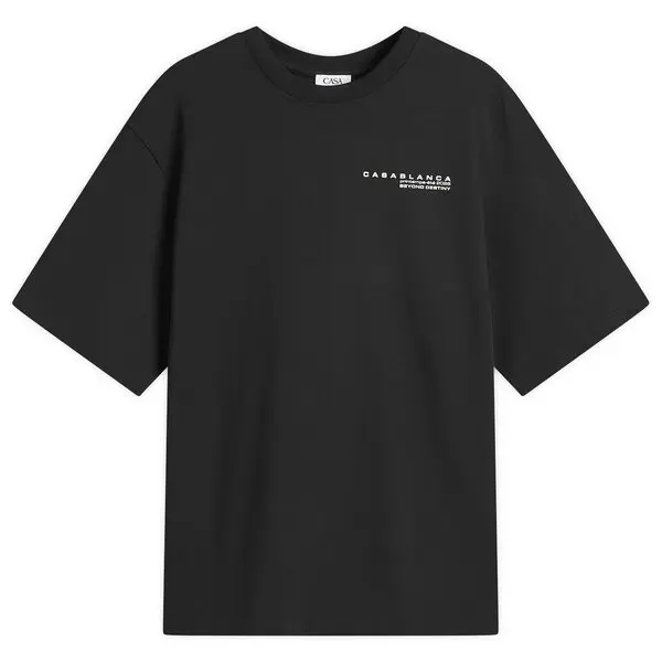 Casablanca Glitch Orchid Oversized T-shirt - Black