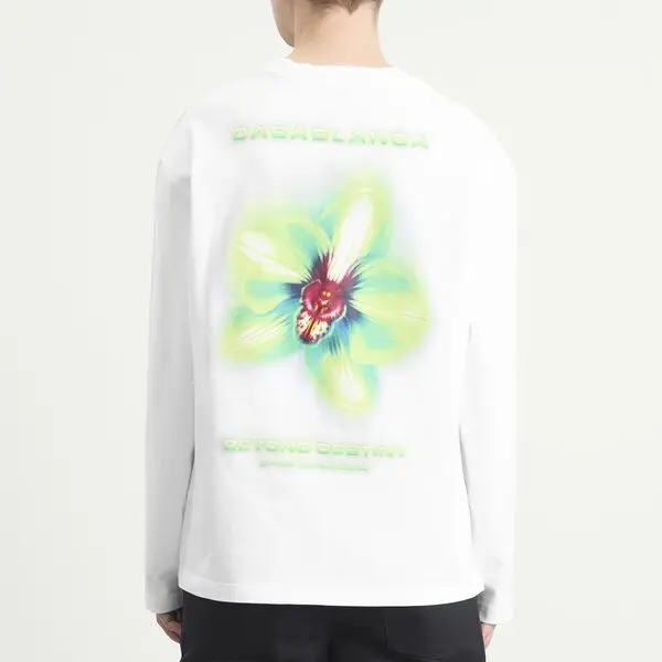 Casablanca Glitch Orchid Long Sleeve T-shirt