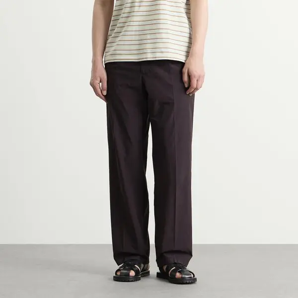 Auralee Garment-dyed Shuttle Weather Trouser