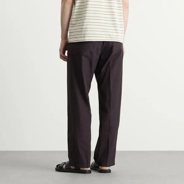 Auralee Garment-dyed Shuttle Weather Trouser