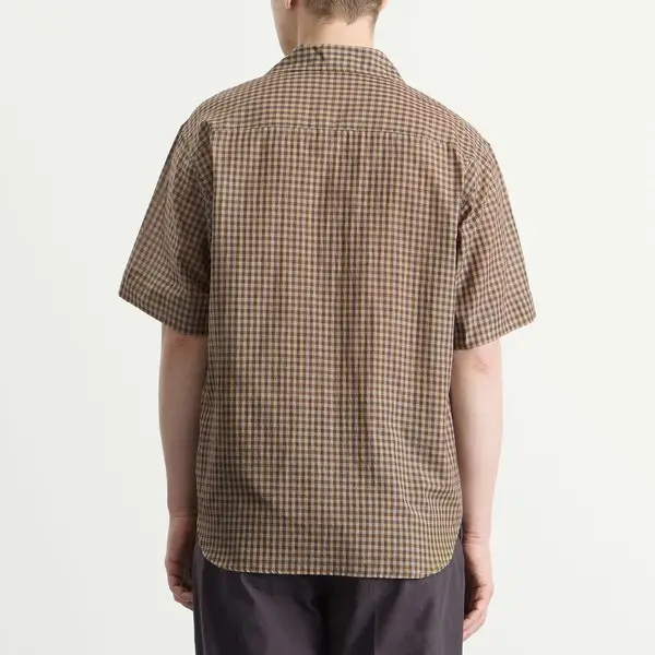 Auralee Airy Light Cotton Check Shirt