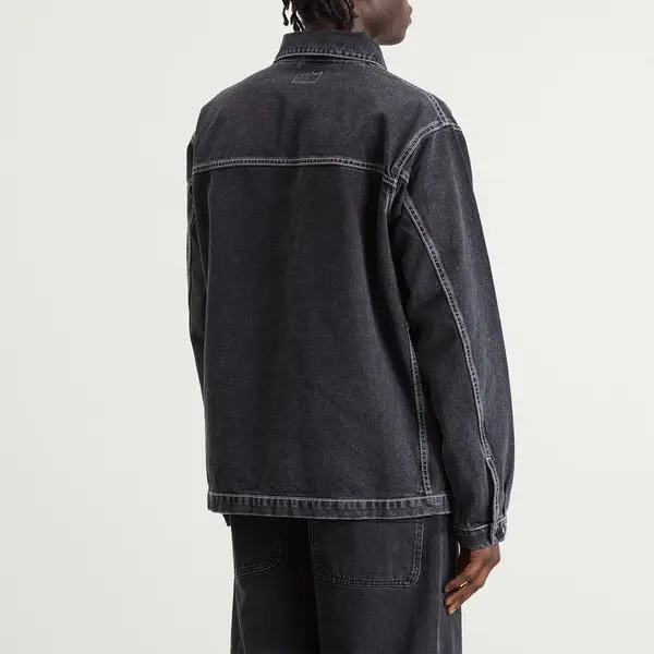 STAN RAY Coverall Jacket - Stonewashed Black Denim