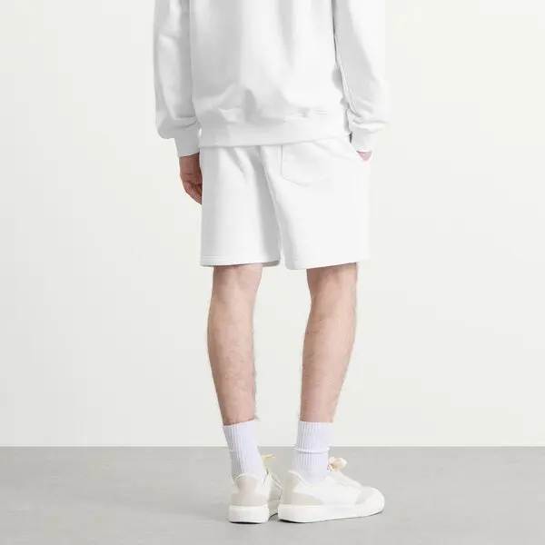 Casablanca Tennis Club Icon Sweatshort - White