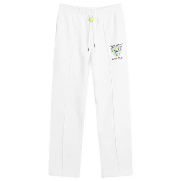 Casablanca Tennis Club Icon Pintuck Jogger - White