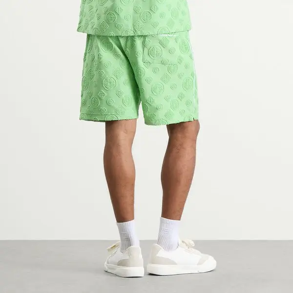 Casablanca Towelling Monogram Short