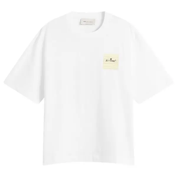 AMI Paris Post It Je T'aime T-shirt - Blanc