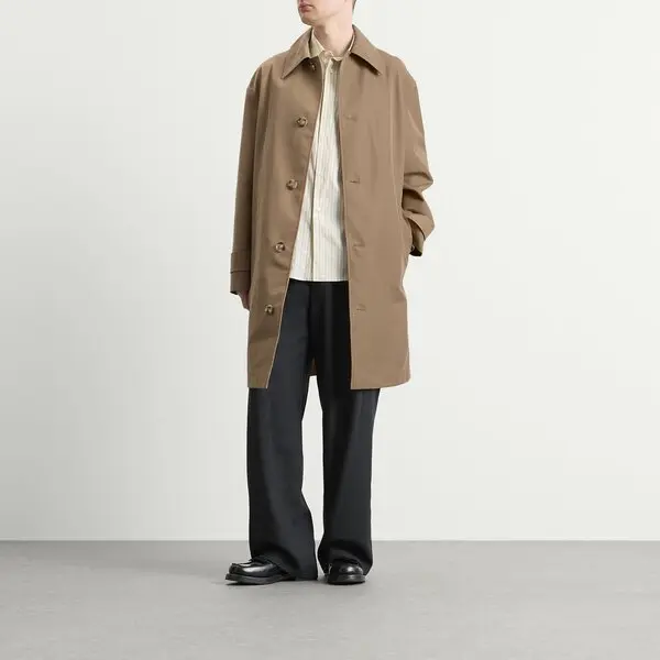 AMI Paris Water Repellent Cotton Mac