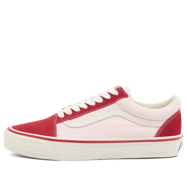 VANS Lx Old Skool Low Top Sneakers - Red/white