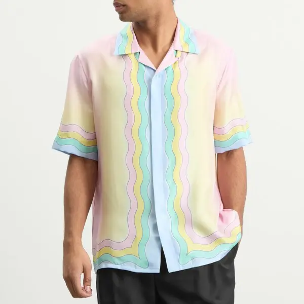 Casablanca For The Love Of Dance Cuban Collar Shirt