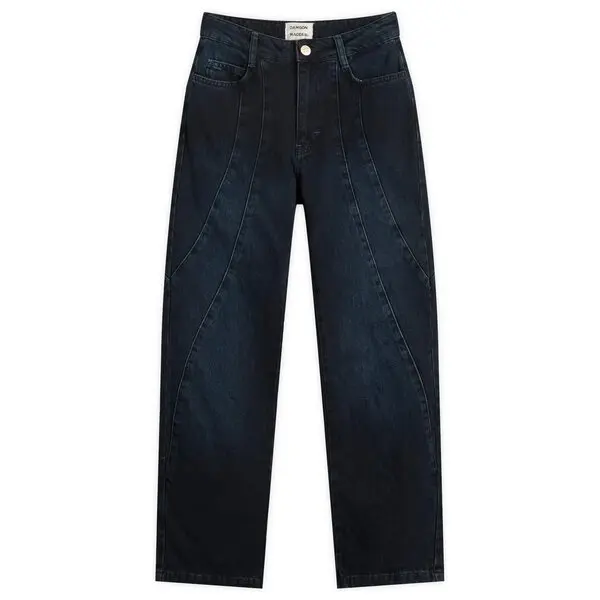 DAMSON MADDER Juli Wavy Seams Jeans - Blue