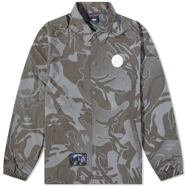 AAPE BY *A BATHING APE Aape Camo Coach Jacket - Grey