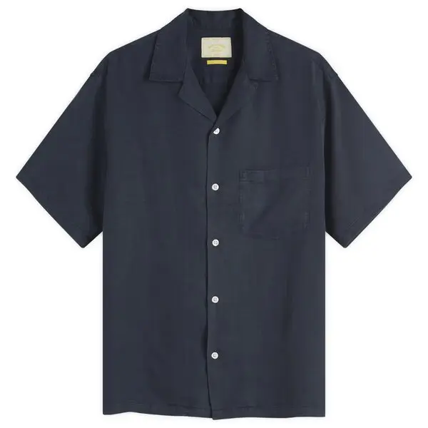 Portuguese Flannel Dogtown Vacation Shirt - Navy