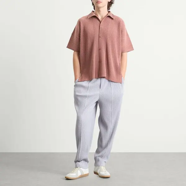 Issey Miyake Pleated Vacation Shirt