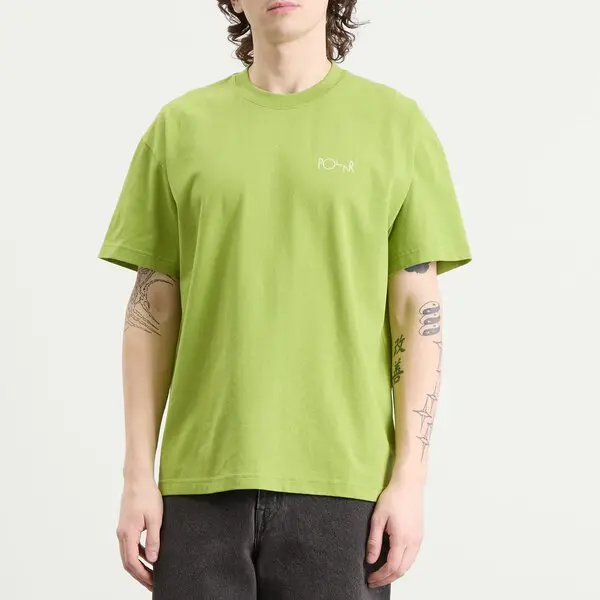 POLAR SKATE CO. Stroke Logo Contrast T-shirt