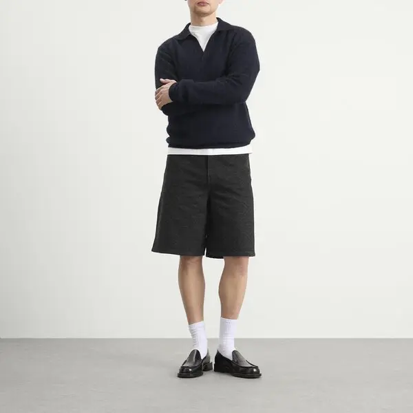 Casablanca Laser Monogram Denim Shorts