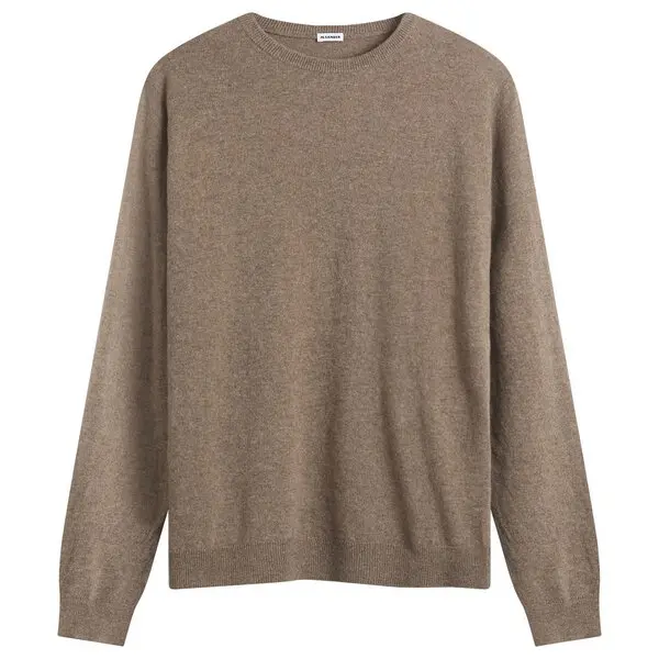 JIL SANDER Wool Cashmere Crew Neck Jumper