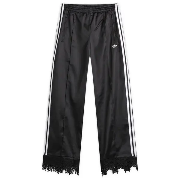 Adidas Firebird Satin Lace Track Pants - Ebony