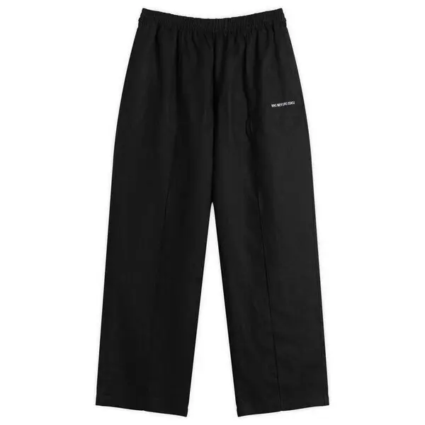 MKI MIYUKI ZOKU Linen Wide Leg Pants - Black