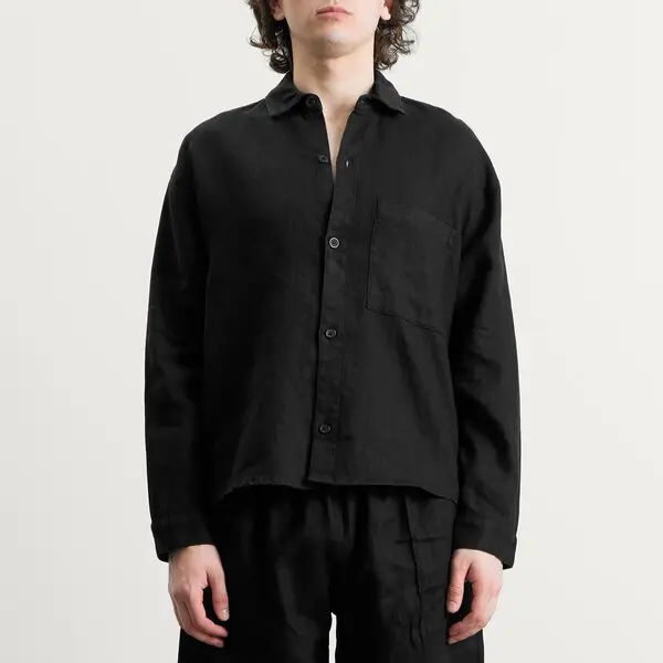 MKI MIYUKI ZOKU Linen Box Dress Shirt