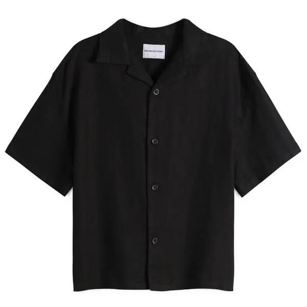 MKI MIYUKI ZOKU Linen Vacation Shirt - Black