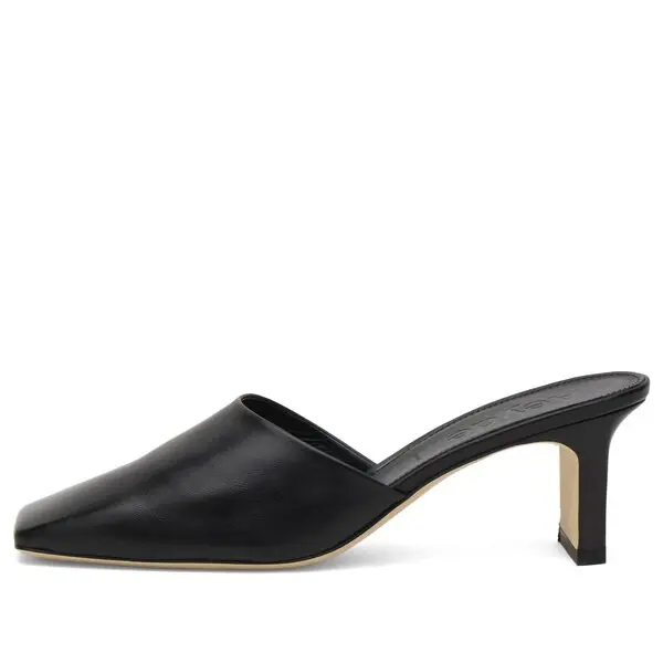 AeydĒ Blithe Square Toe Mules - Black