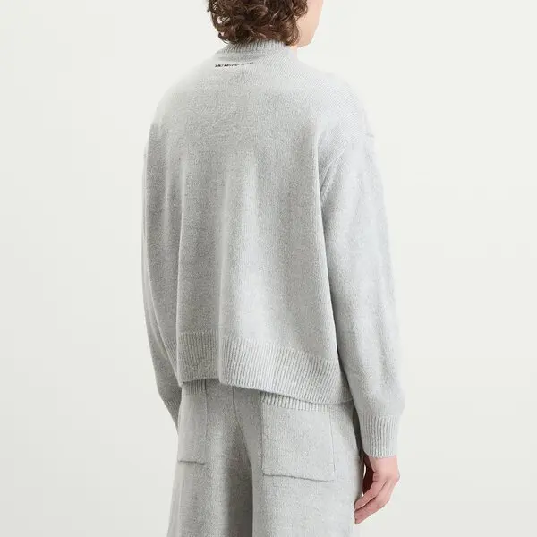 MKI MIYUKI ZOKU Mohair Blend Knit Crewneck - Light Grey