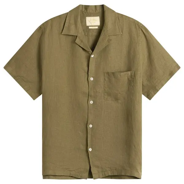Portuguese Flannel Linen Camp Vacation Shirt