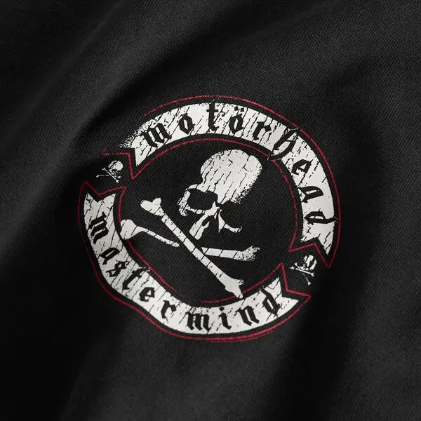 END. X Mastermind World X Motorhead Biker Badge T-shirt