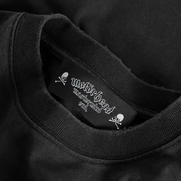 END. X Mastermind World X Motorhead Biker Badge T-shirt
