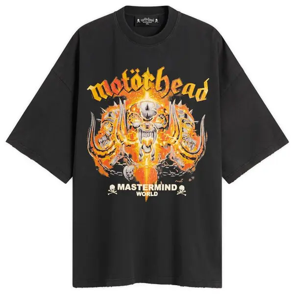 END. X Mastermind World X Motorhead Inferno T-shirt - Black