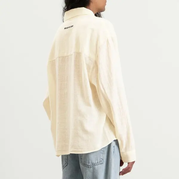 MKI MIYUKI ZOKU Loose Weave Check Box Dress Shirt