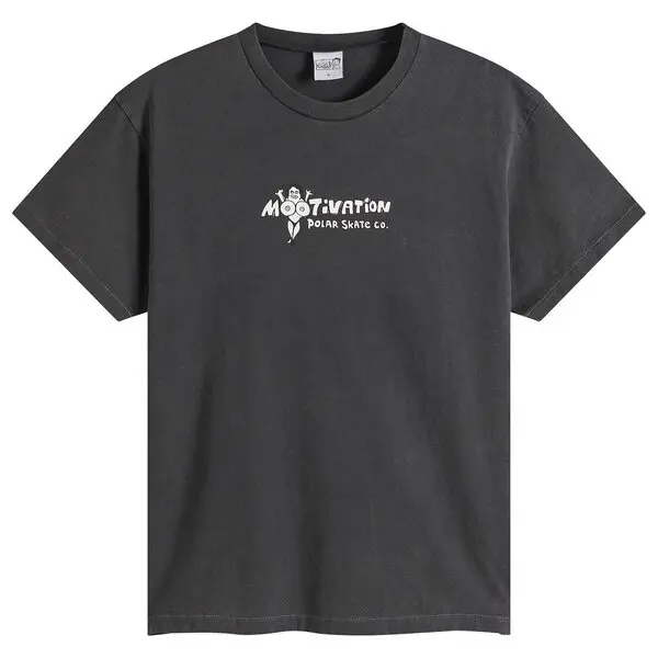 POLAR SKATE CO. Mootivation Band T-shirt - Silver Black